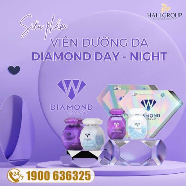 Siêu Phẩm Viên Dưỡng Da Diamond White Day & Night